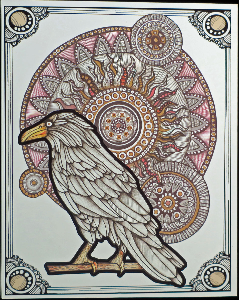 Mythical Sun and Raven – CreepyChristine