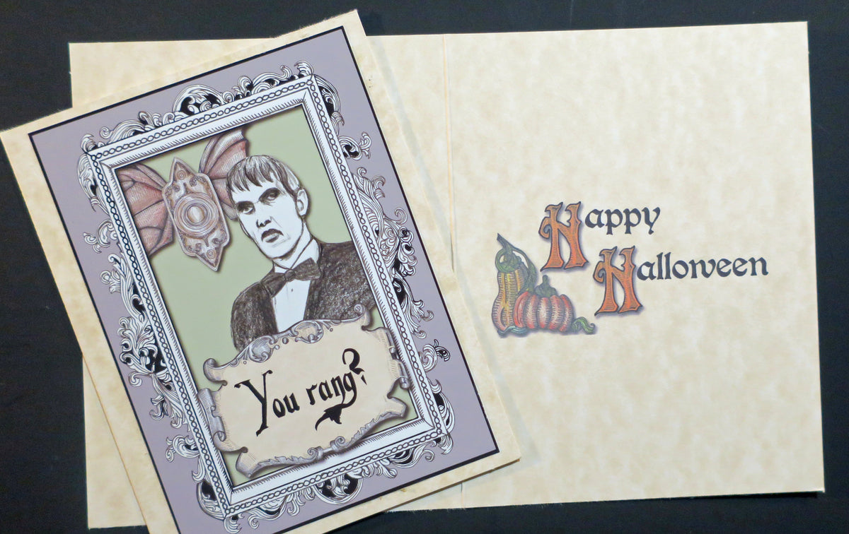Lurch "You Rang" Card | Creepy Christine Paper Art – CreepyChristine